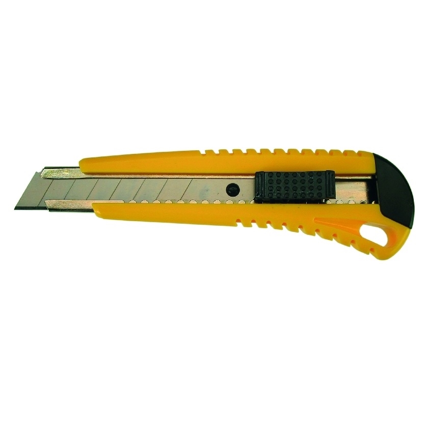 Cuttermesser, breit Klingenbreite: 18mm x Länge: 160mm Kunststoff, mit ...
